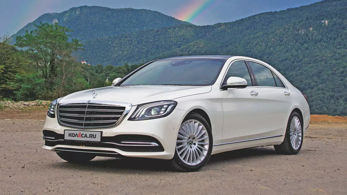 Üç Torks: Test sürücüsü Restyling Mercedes S-Klasses W222 36728_35