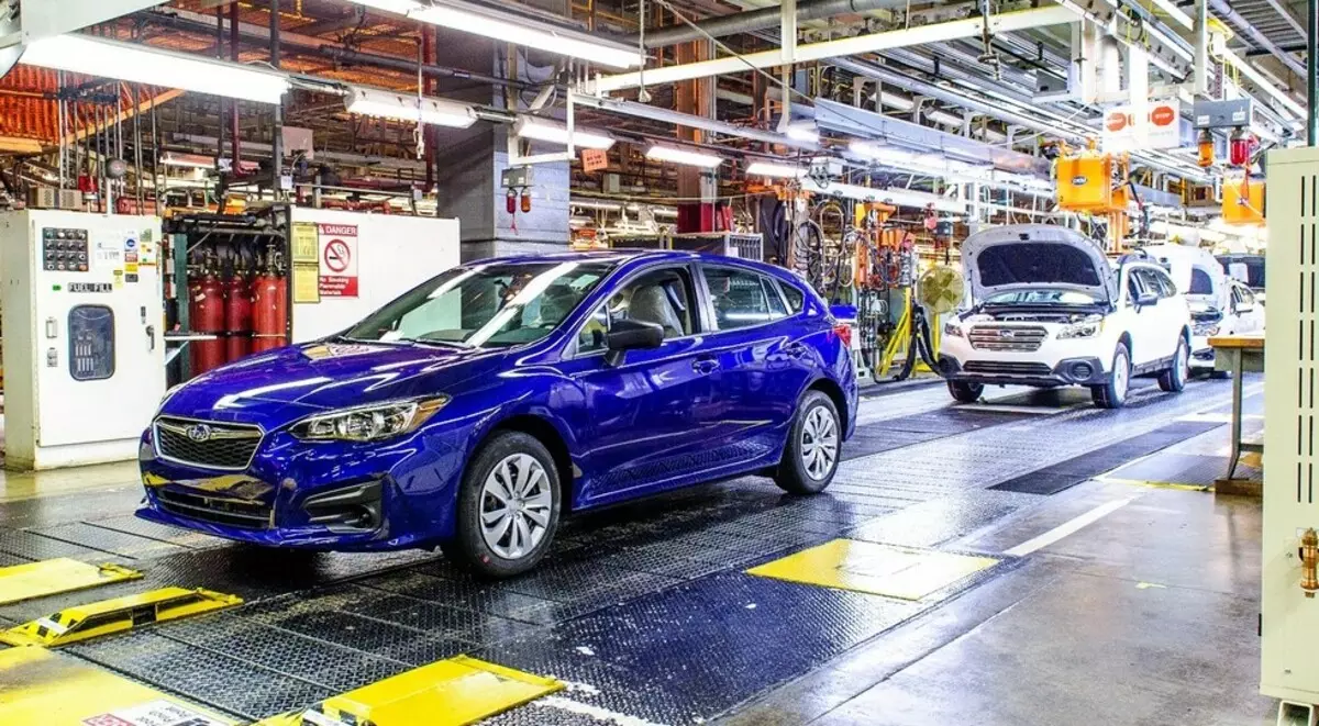 Subaru Impreza Nova generació va començar a produir als EUA