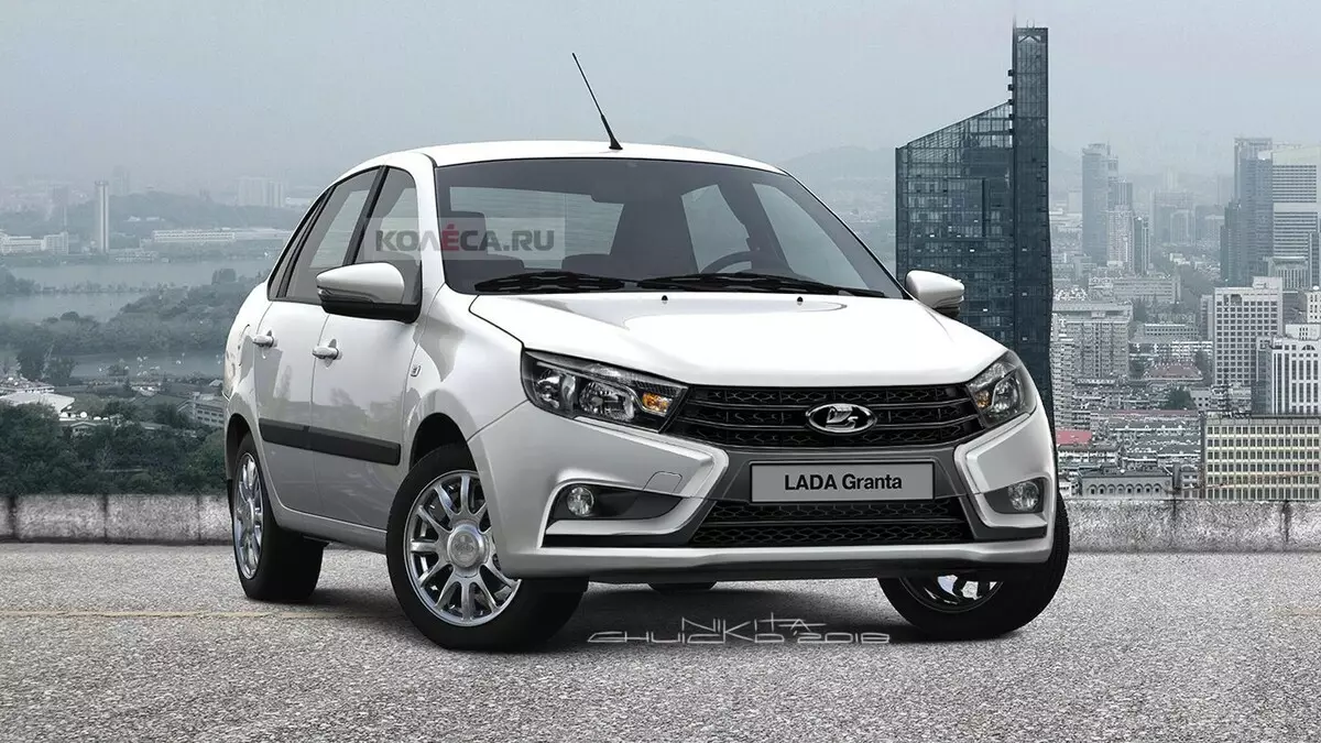 Updated Lada Granta Liftbek alionekana katika picha. 36791_7