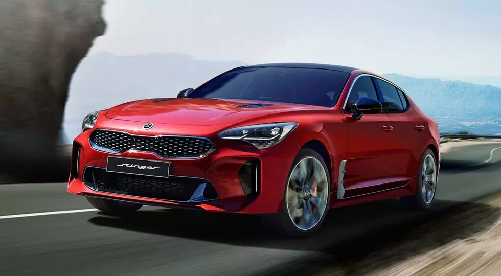 Si Kia Stinger sa loob lamang ng isang linggo ay nakakalap ng 2,000 order 36879_1