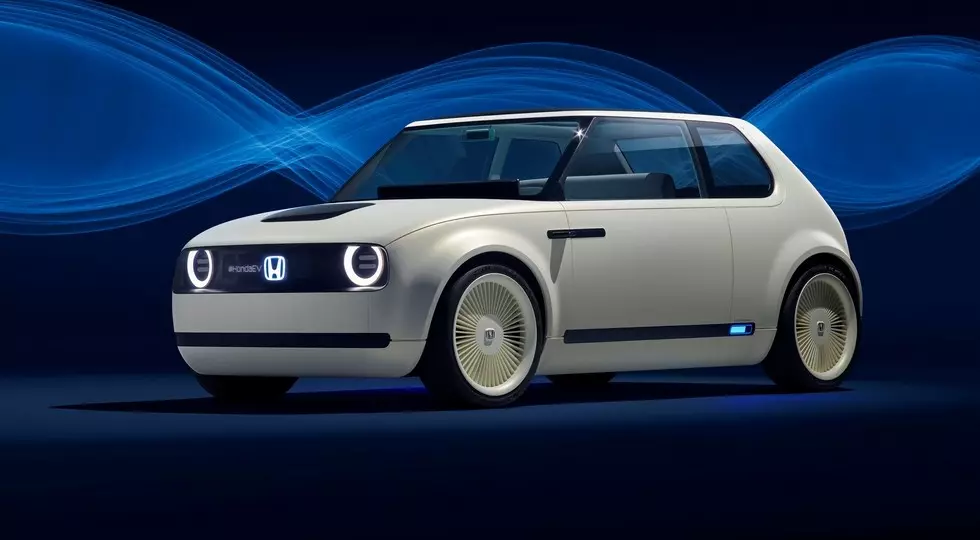 Жаңы Honda Hatchback Retro Style in Concept, бирок 2019-жылы башталат деп убада берүү 36954_1