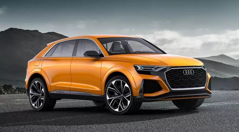The Audi Q8 crossover again shot on video 37517_4