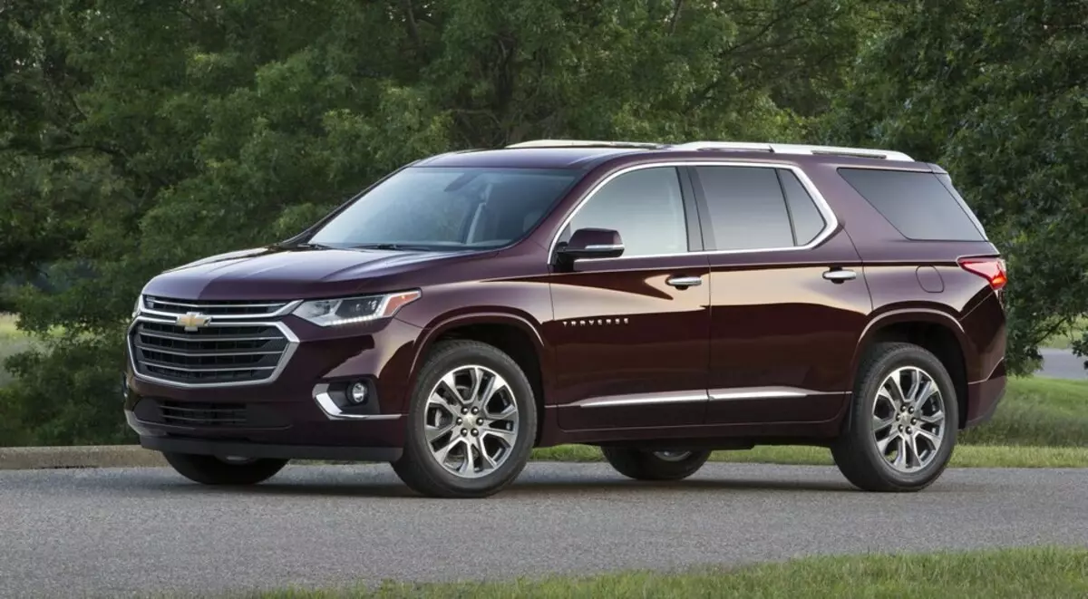 På bilden: Ny Chevrolet Traverse. I Ryssland förväntas också crossover det här året