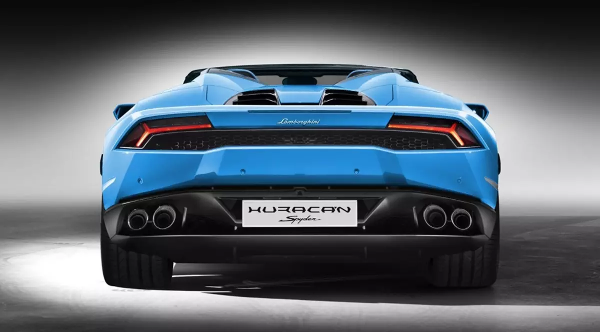 Lamborghini Huracan yataye igisenge yitwa spyder 37760_6