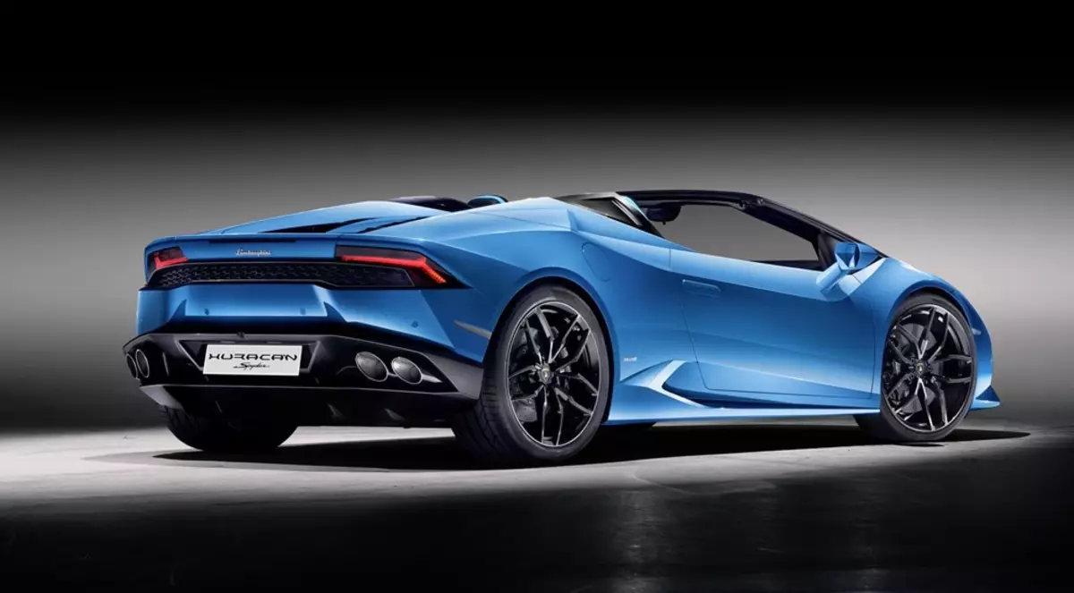 Lamborghini Huracan yataye igisenge yitwa spyder 37760_7