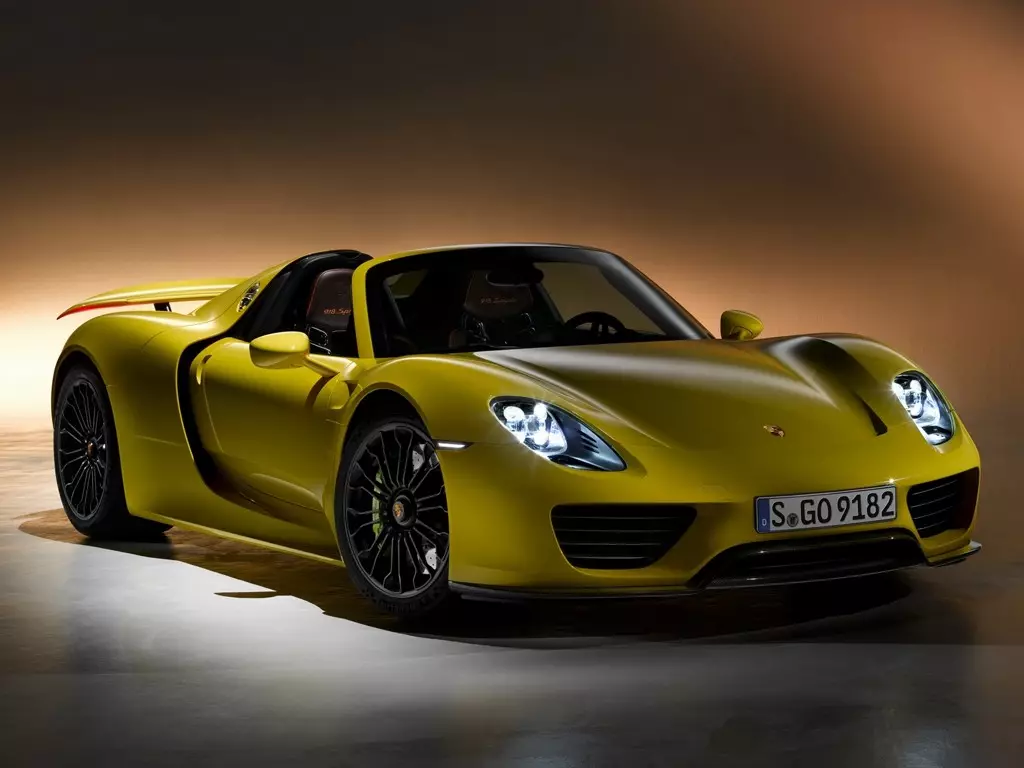 Los ntawm porsche conveyor, kawg tshwj xeeb supercar 918 spyder