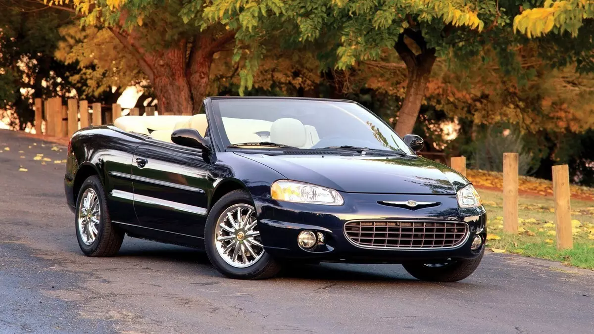 A cikin hoto: Chrysler sebring mai canzawa (JR) '2000-03