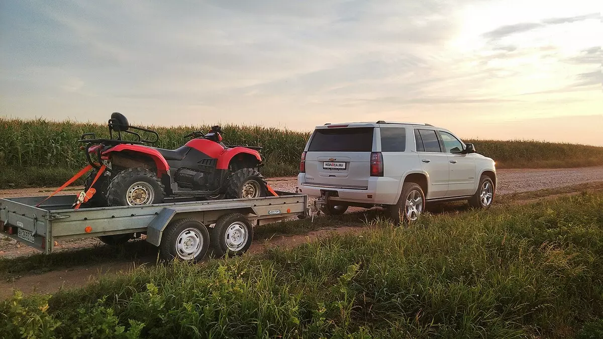 Και camper επιπλέον: δοκιμή οδήγησης chevrolet tahoe ltz με ένα ρυμουλκούμενο 38563_22