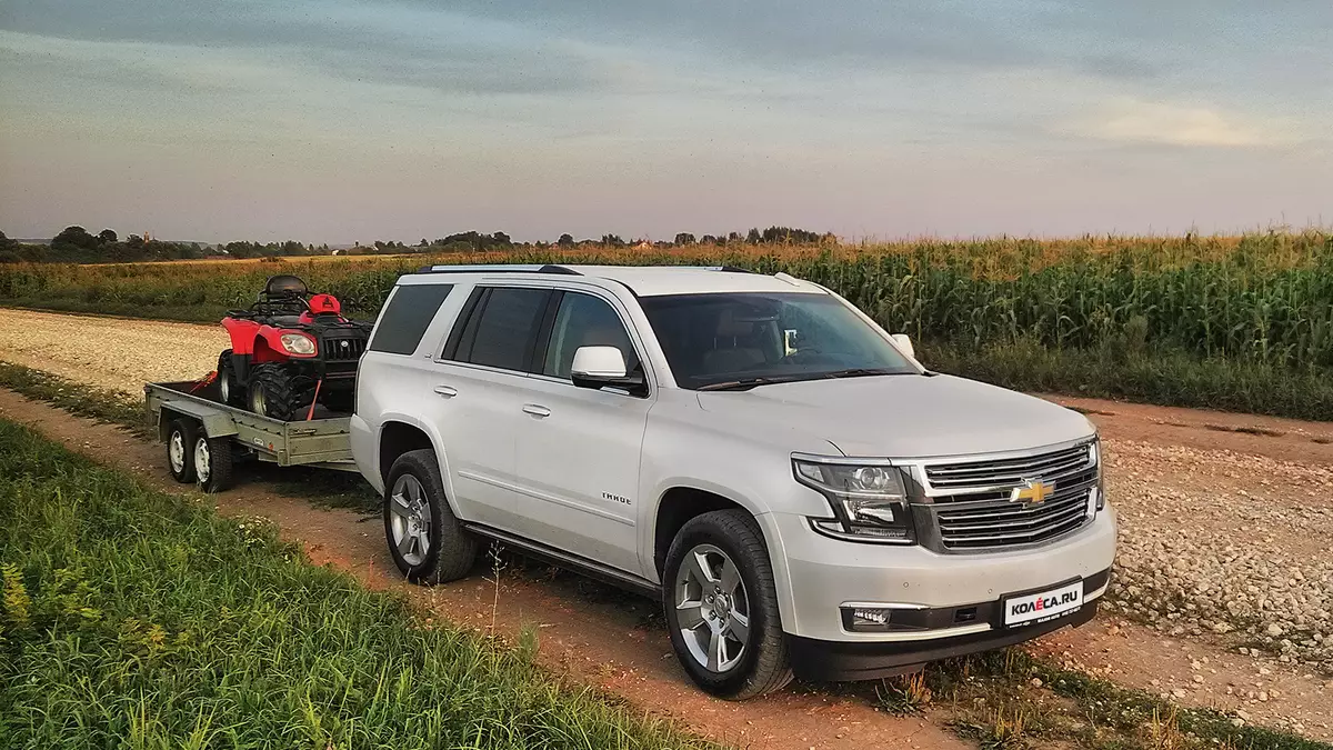 Και camper επιπλέον: δοκιμή οδήγησης chevrolet tahoe ltz με ένα ρυμουλκούμενο 38563_23