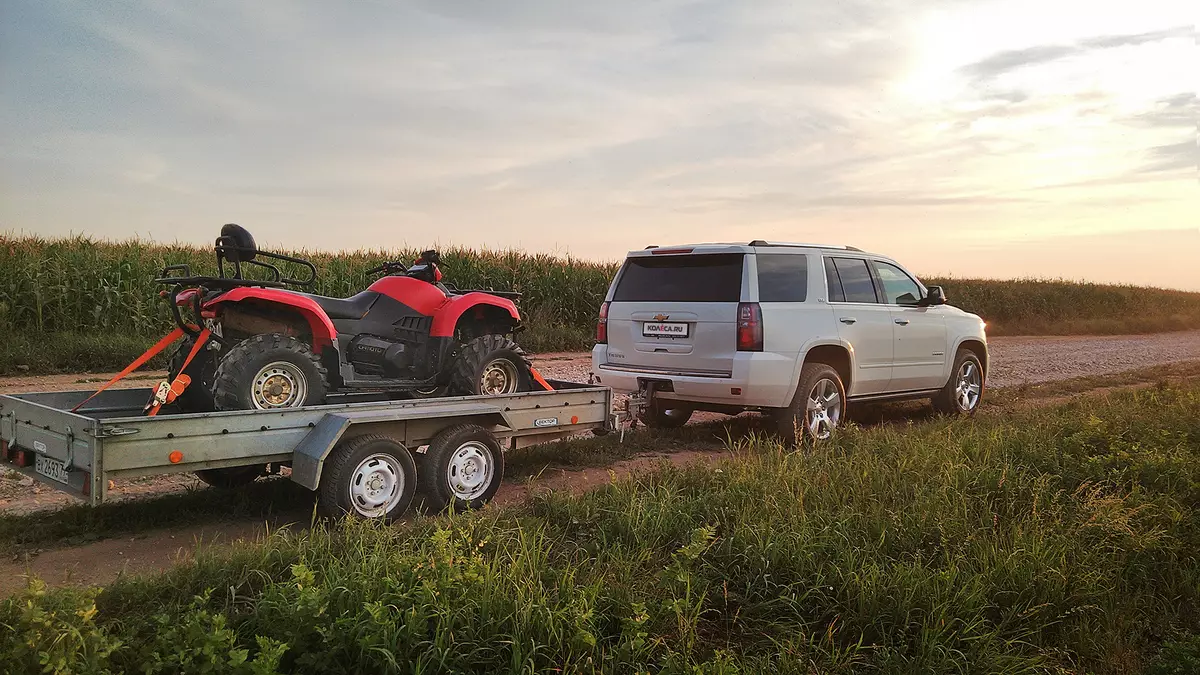 Και camper επιπλέον: δοκιμή οδήγησης chevrolet tahoe ltz με ένα ρυμουλκούμενο 38563_25