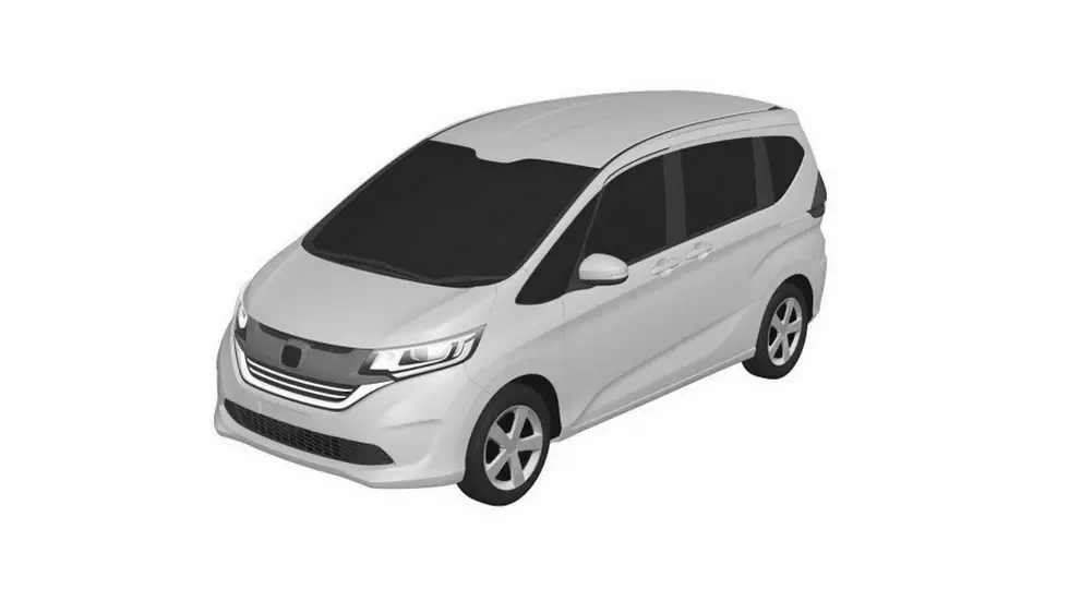 ຖືກປະຕິເສດການອອກແບບ Minivan Honda ໃຫມ່ 38580_1