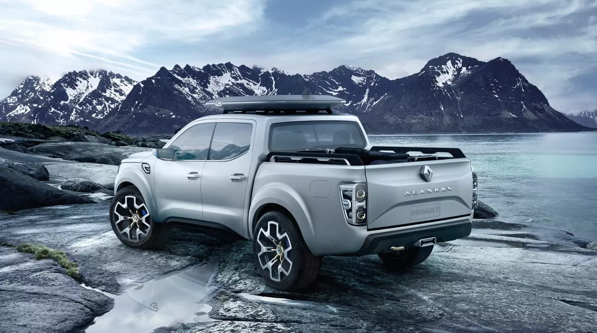 Renault Alaskan: 2016-cı il üçün seriya perspektivi ilə yeni alma konsepsiyası 38759_7