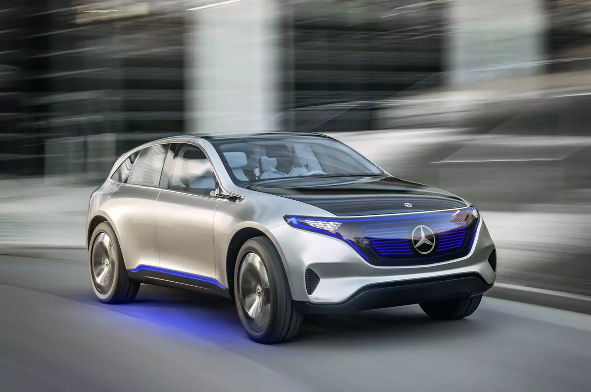 Mercedes-Benz ຈະສະແດງເຖິງ Electrocars ຫລູຫລາພາຍໃຕ້ subbrend eq 38767_5