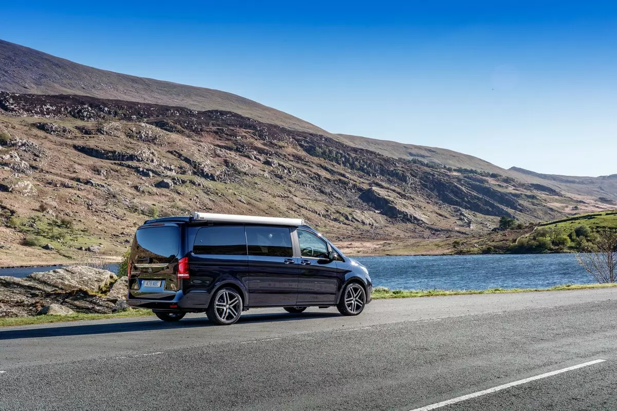 The first tests of Mercedes-Benz V-Class Marco Polo: Fast Cermeran, in which you feel like at home 38800_5