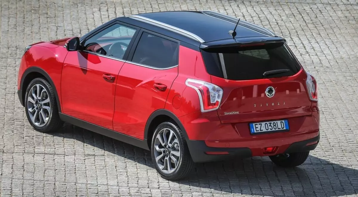 Crossover mới trên cơ sở Ssangyong Tivoli đã cho thấy 