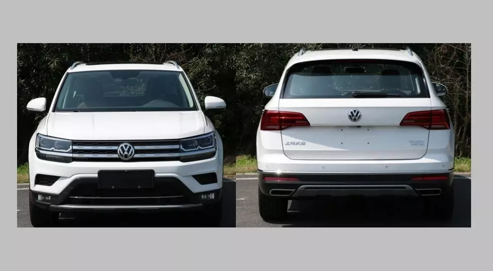 Novaj fotoj de la interkruciĝo Volkswagen Tharu, kiu povas atingi la Rusa Federacio 38998_2