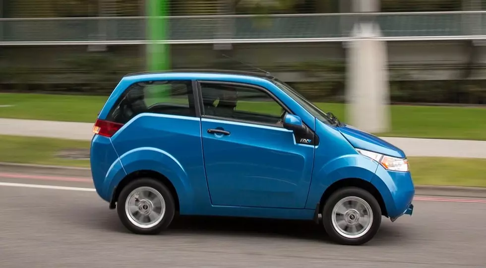 På bilden: Mahindra E2o, version för Storbritannien