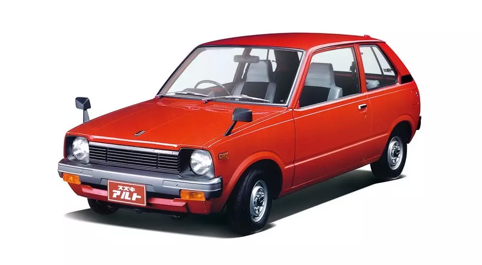 Suzuki Alto prvej generácie (1979-1984), tento model bol dodaný na vývoz