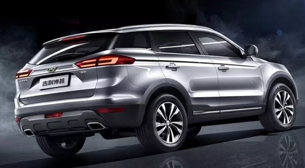 Geely NL-3 Crossover نے پہلی سرکاری تصاویر پر دکھایا 39459_2