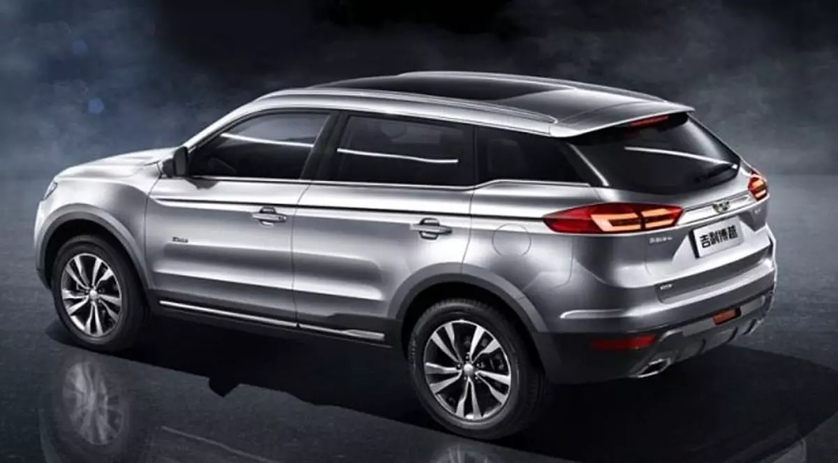 Geely NL-3 Crossover نے پہلی سرکاری تصاویر پر دکھایا 39459_3