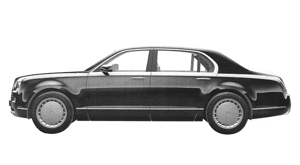 Mae gan y rhwydwaith ddelweddau patent o'r prosiect car. 39683_3