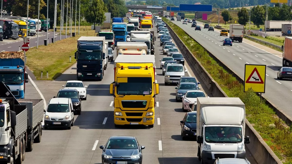 Stau an Autobunn