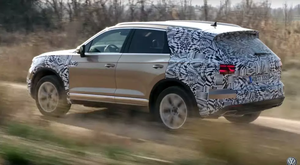 New Volkswagen Touareg: Video ya kwanza rasmi. 40974_3