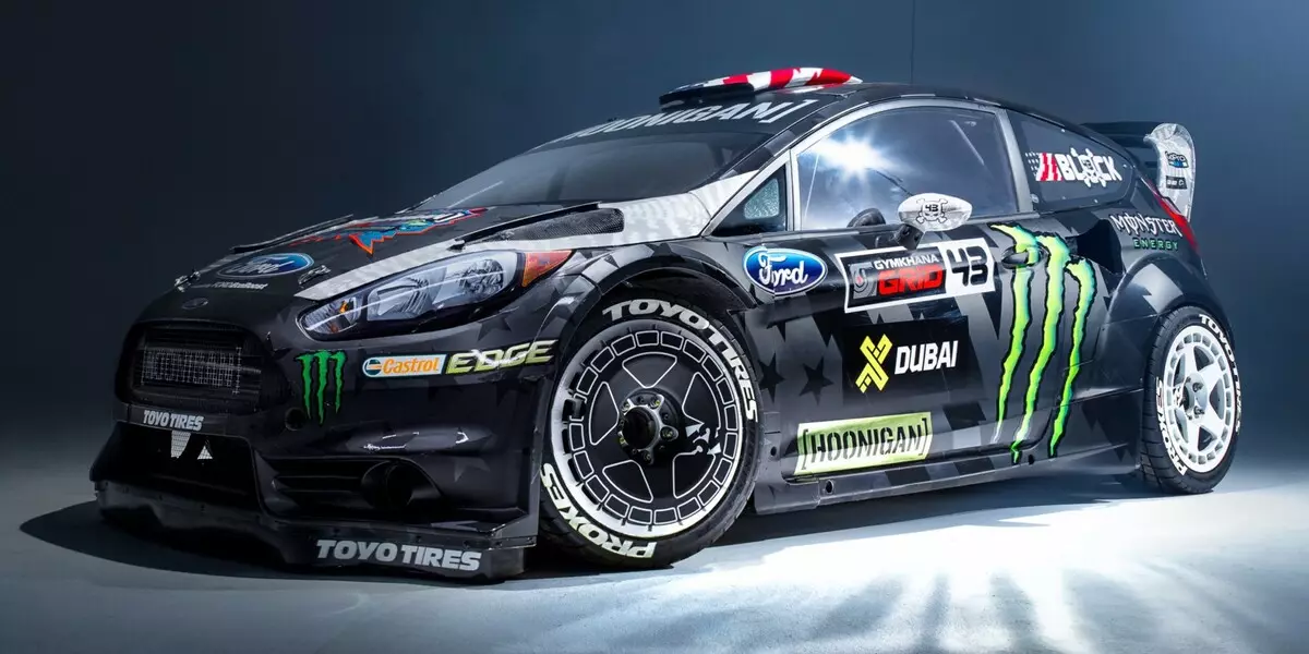 Gymkhana üçün Ford Fiesta 8 əks bir levery aldı 41225_1