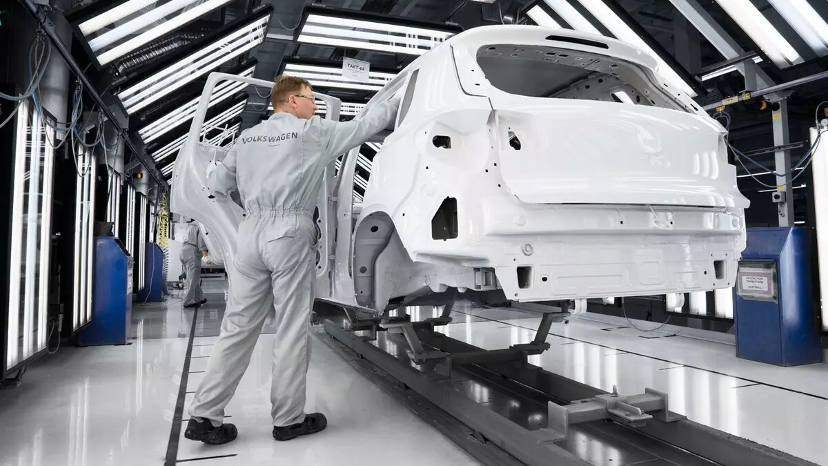 Volkswagen Tiguan Production.