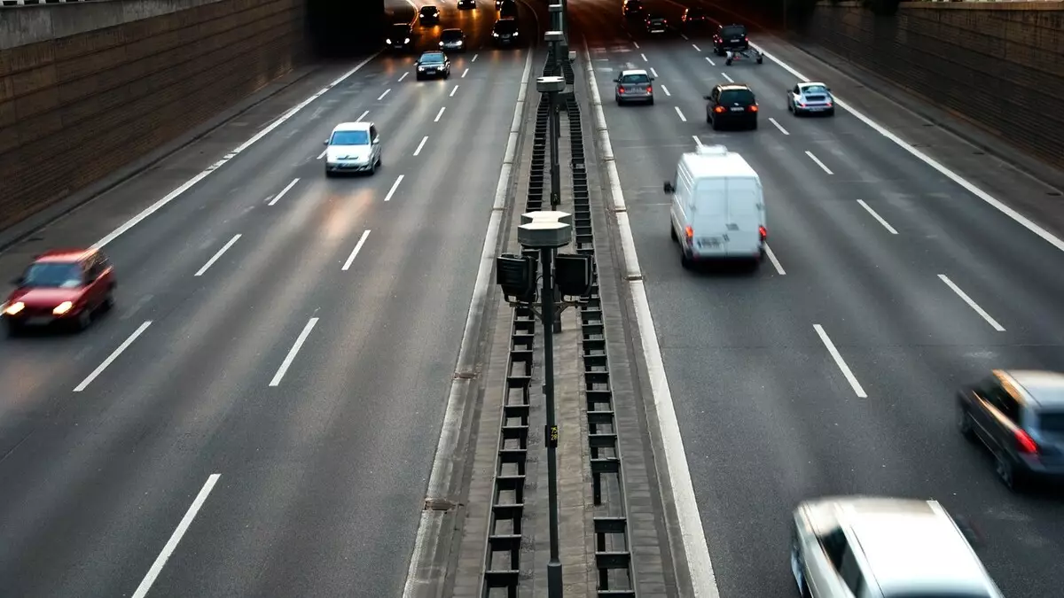 Auto's snelweg.