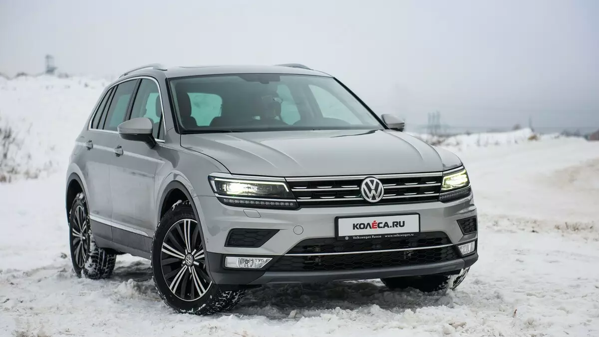 ปีของ Tiger และ Iguana: ทดสอบไดรฟ์ Volkswagen Tiguan 2.0 Tigu 42613_59