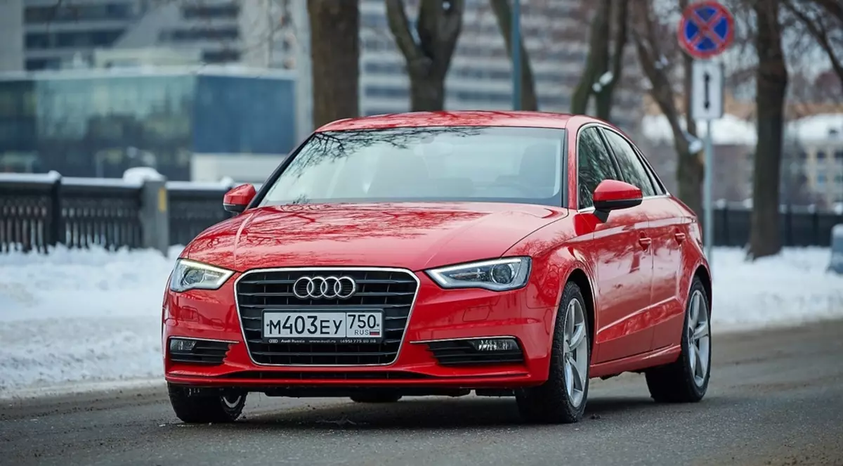 Test Drive Audi A3 седаны 1.8 TFSI: Сыртта бәсекелестік 4284_2