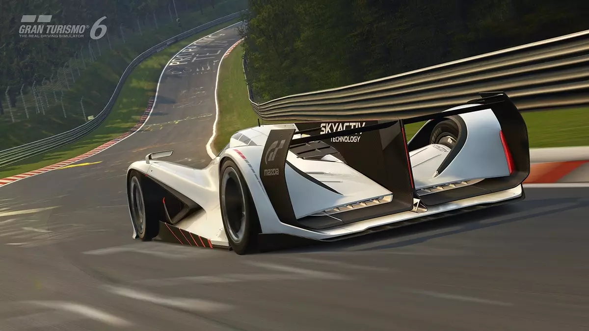 Dangosodd Mazda supercar ar gyfer rasio rhithwir Gran Turismo 6 4411_8