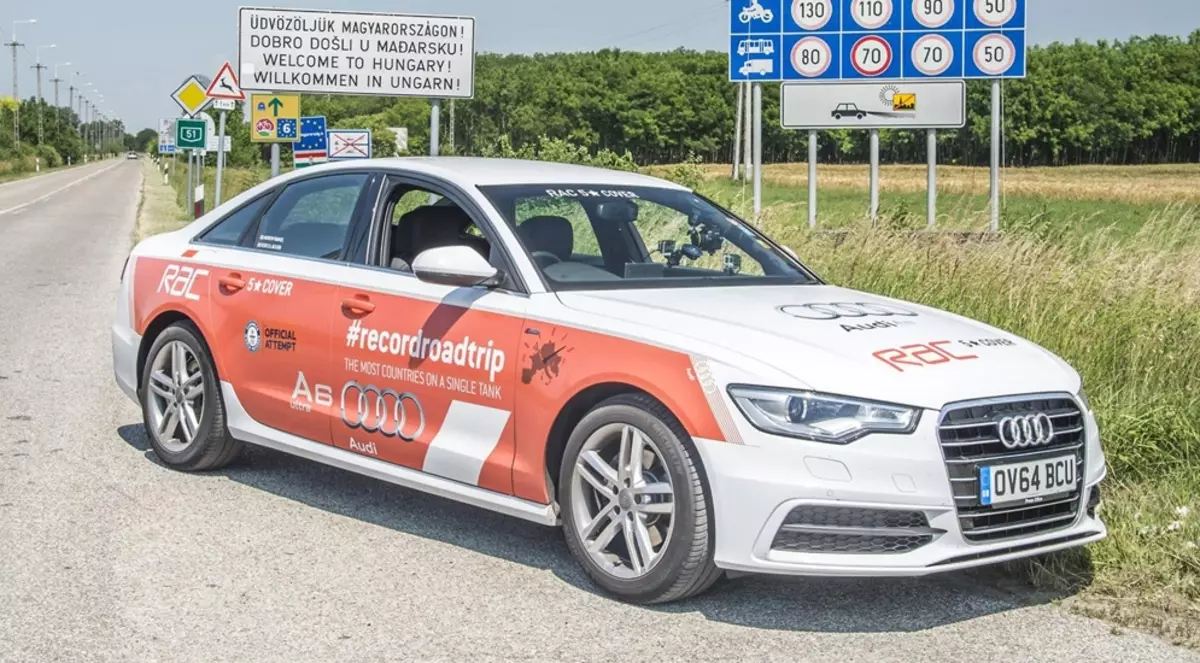 Audi A6 2.0 TDI ultra sedanas pateko į Gineso įrašų knygą 456_3