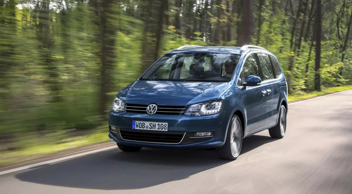 Uppdaterad Minivan VW Sharan "äter" mindre, men glädjer mer