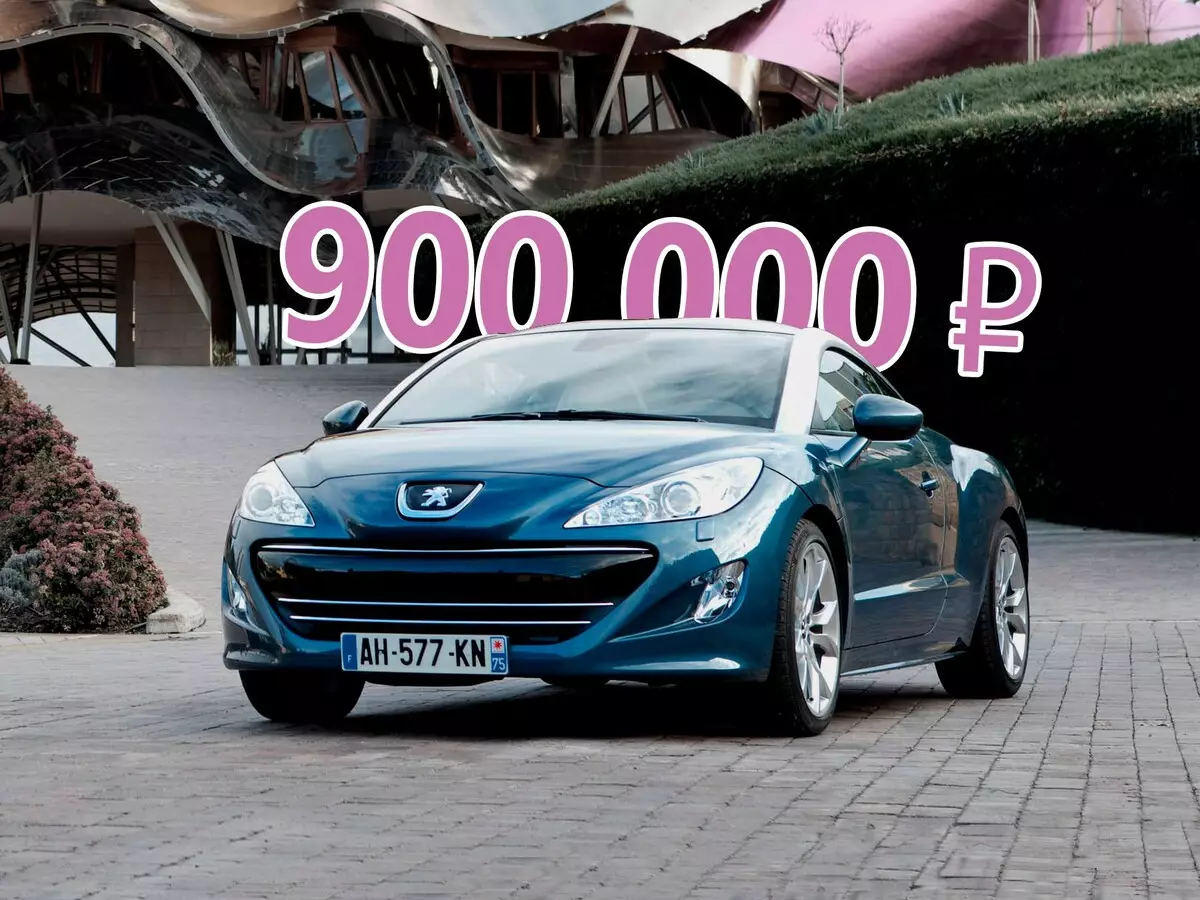 Peugeot RCZ dengan jarak tempuh untuk 900 ribu rubel