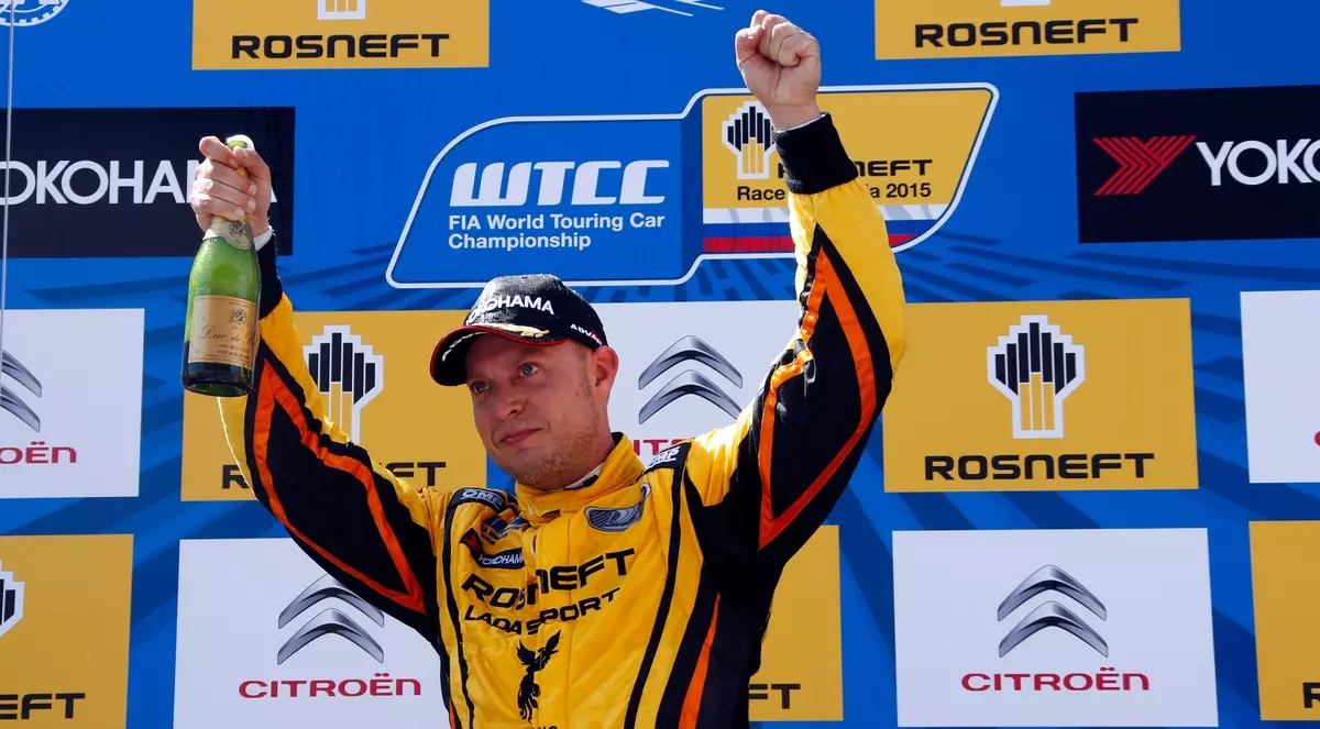 Lada Sport Rosneft het die eerste podium in die WTCC-2015 seisoen geneem 556_4