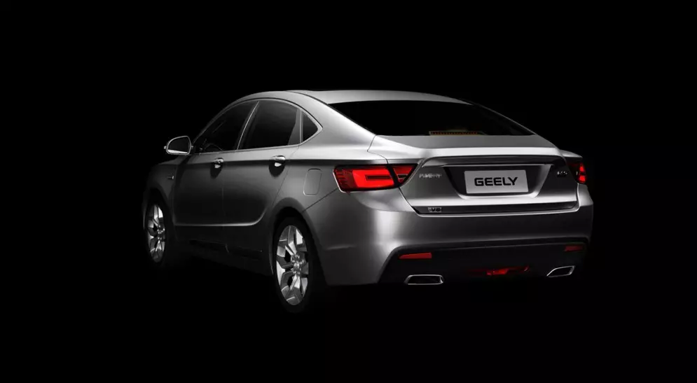 Gambar anyar tina Sedan Sedane Geely muncul sacara online 6104_6