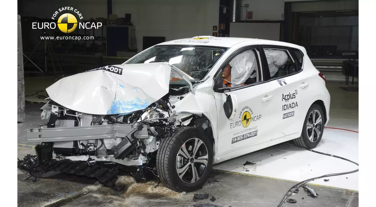 Nije Skoda Fabia en Nissan Pulsar binne poerbêst wurden oer de resultaten fan Euro NCAP Crash-tests 6244_6