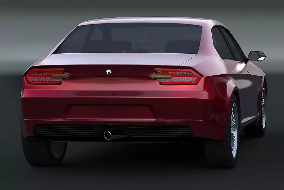 Alfa Romeo Cov Kev Ua Si Sedan tau txais Virtual Tsim 6708_3