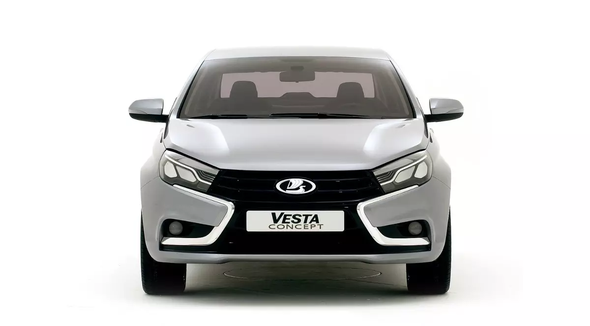 เครือข่ายปรากฏลักษณะทางเทคนิคของซีดานและ Hatchback Lada Vesta 8537_4