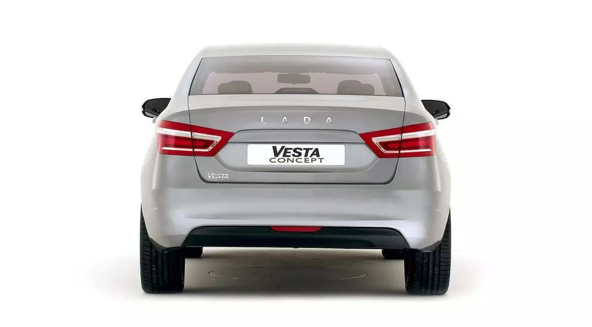 เครือข่ายปรากฏลักษณะทางเทคนิคของซีดานและ Hatchback Lada Vesta 8537_5