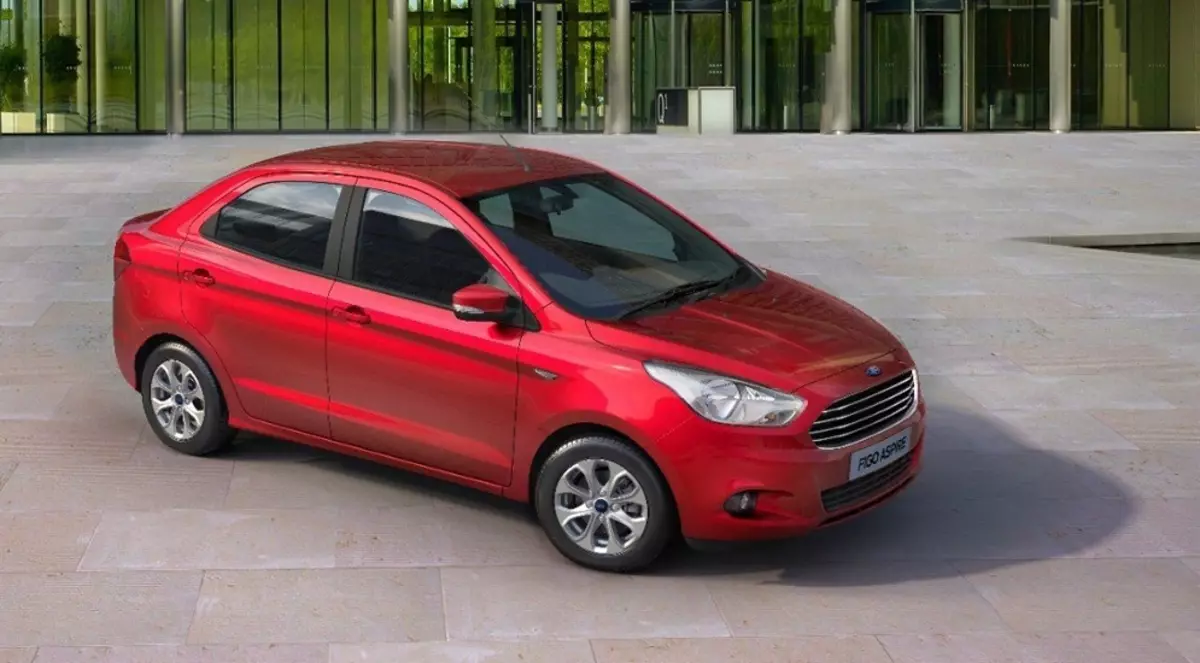 Ford mostrou os concorrentes do Figo no corpo 