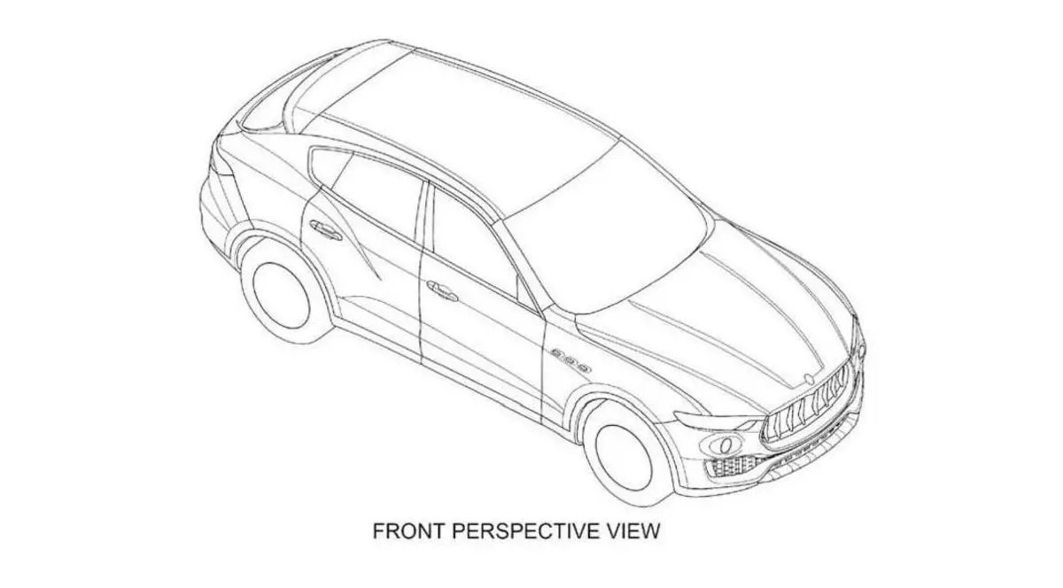 Le premier crossover Maserati est apparu sur des images de brevets