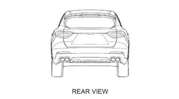 Yekutanga maserati crossover yakaonekwa pane Patent mifananidzo 863_5