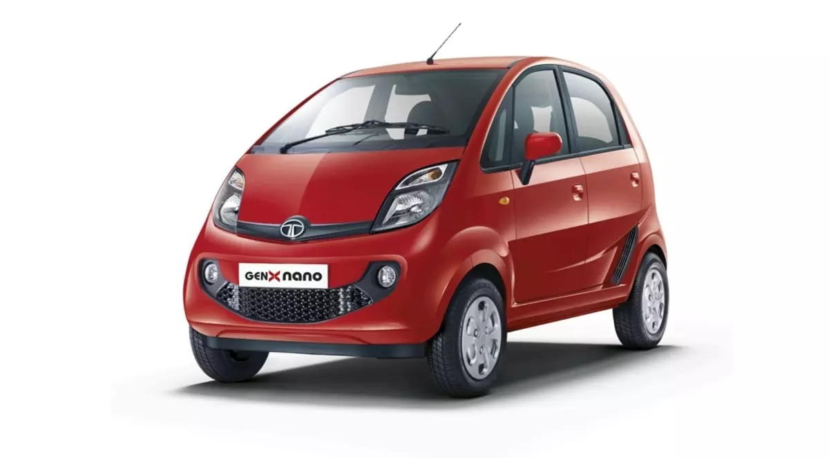 Tata giới thiệu xe nano với một biểu ngữ