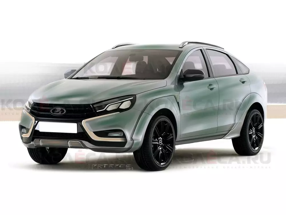 AvtoVAZ continues to work on the C-class sedan and crossover