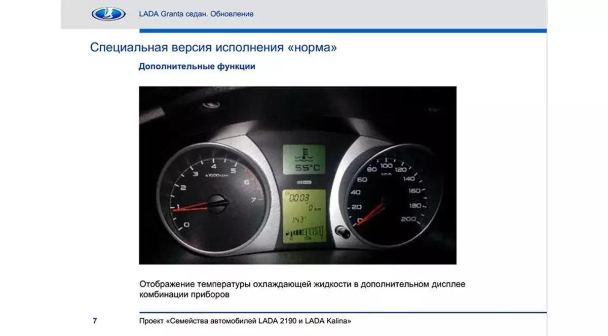 Познати цени за Lada Granta Sedan со браник од уредување 9557_10