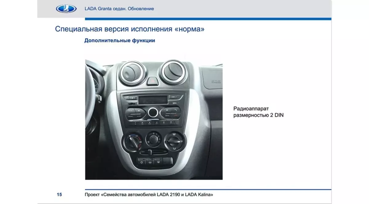 Познати цени за Lada Granta Sedan со браник од уредување 9557_18