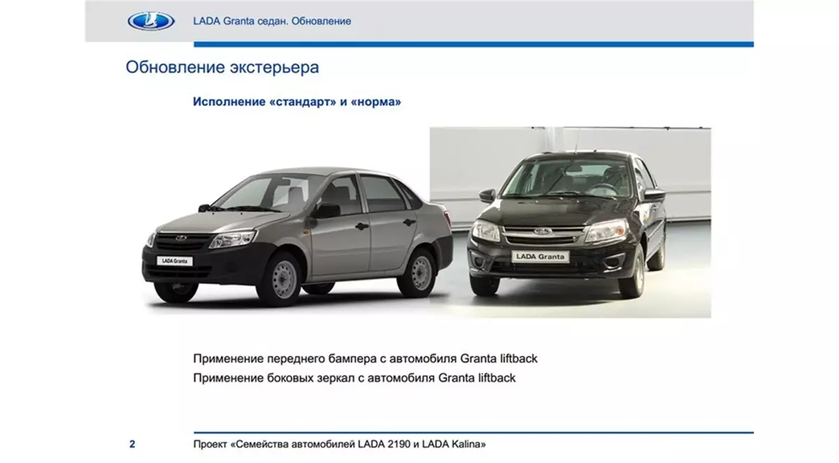 قیمت های شناخته شده Lada Granta Sedan با سپر از بازپرداخت 9557_5